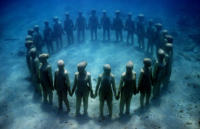 Cancun Underwater Sculpture Museum | Amusing Planet
